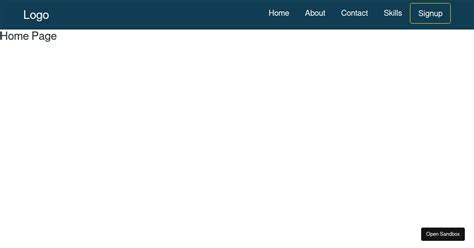 responsive navbar codesandbox