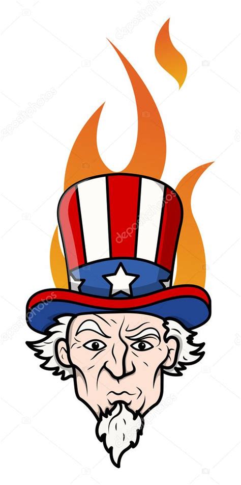 Uncle Sam Vector In Attitude Stock Vector By ©baavli 30782595