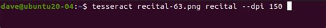How To Do Ocr From The Linux Command Line Using Tesseract