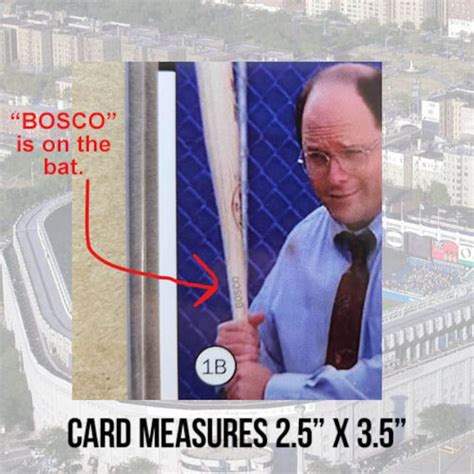 Seinfeld George Costanza 1986 Retro Style Baseball Card New York Parody