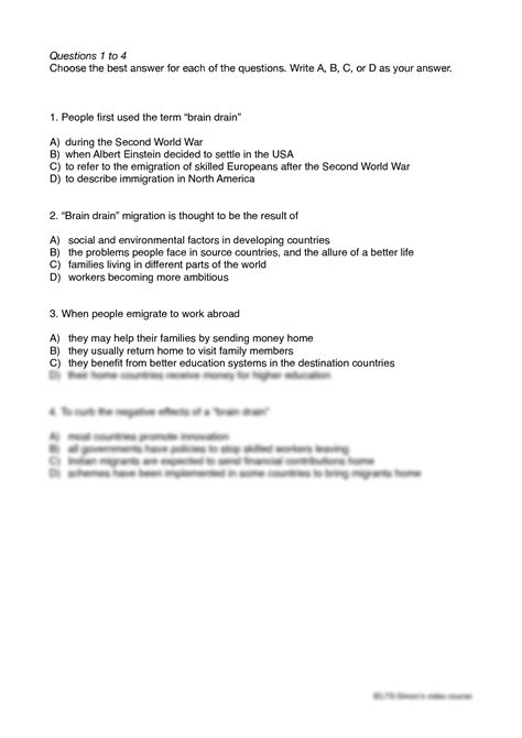 Solution Ielts Simon Reading Multiple Choice Worksheet Part6 Studypool