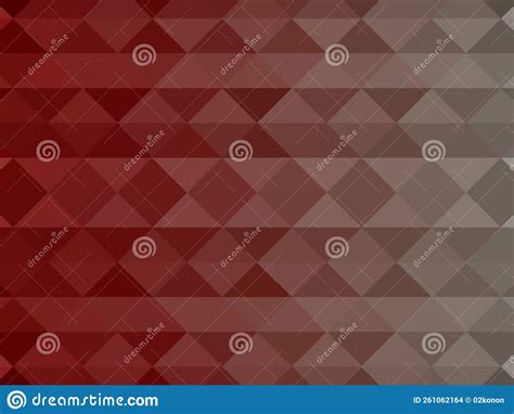 Dark Red Color Abstract Background Triangle Pixel Mosaic Abstract