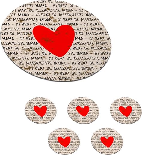 Onderzetters Voor Glazen Rond Quotes Jij Bent De Allerliefste Mama Spreuken Bol