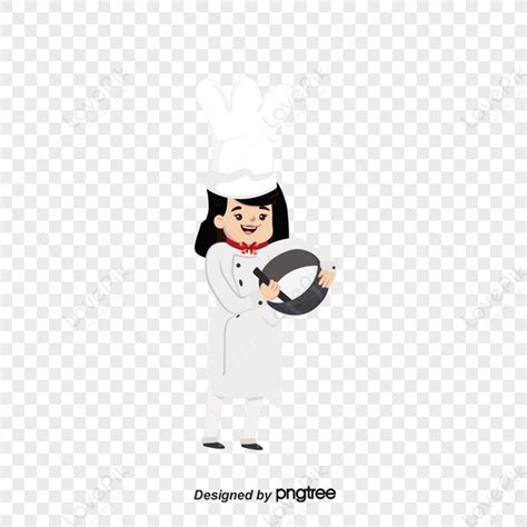 벡터 여성 요리사 일러스트음식서비스소녀 Png 일러스트 무료 다운로드 Lovepik