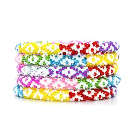 Pride Parade Bracelet Yantrahimalaya Nepal Glass Beaded Bracelets