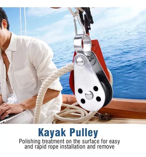 Accesorios Para Kayak 1pc Polea De Acero Inoxidable Canoa Ba Cuotas