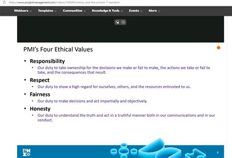 Mehtab Zaidi On Linkedin How Many Of Us Follow Pmi Ethical Values I