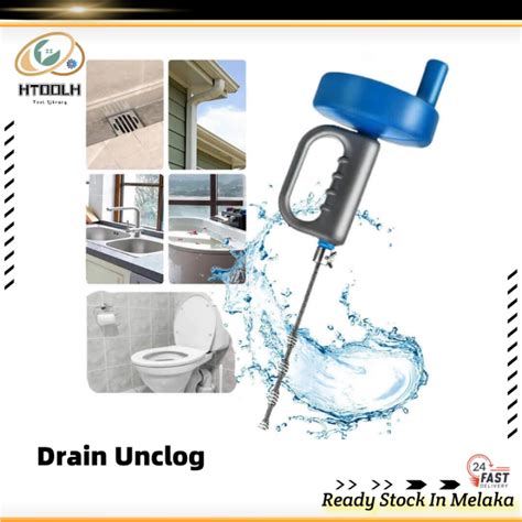 HTOOLHDrain Clog Remover Tool As Toilet Clogged Remover And Drain Pipe Unblocker Suitable For