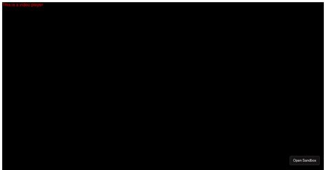 Overflow Forked Codesandbox