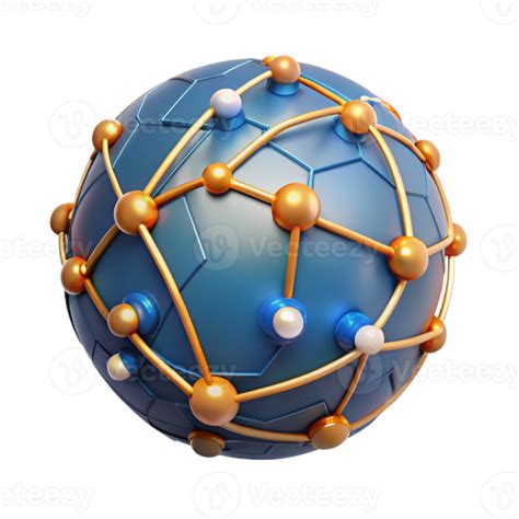 Global Network Connections A Visual Representation 56410081 Png