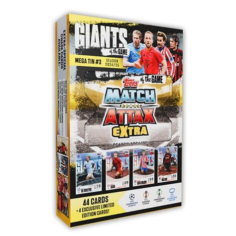 Uefa Tc Topps Match Attax Extra Champions League 20242025 Mega Tin