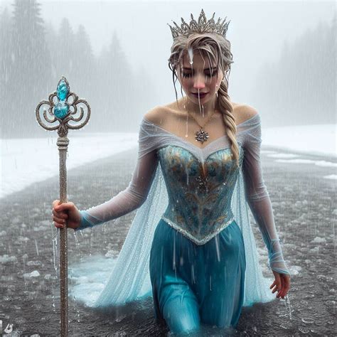 Elsa Melts The Ice By Chryslerfire On Deviantart