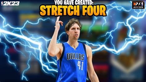 THIS STRETCH FOUR BUILD IS THE NEW META SHOOTING CENTER BUILD IN NBA K WAY LEVEL SCORER