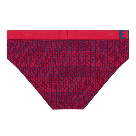 Emporio Armani Underwear엠포리오 아르마니 언더웨어 남성 풀 로고 패턴 브리프 Sivillage