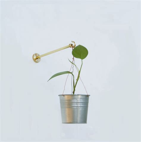 Solid Brass Planter Hanger Brass Wall Hanger Brass Wall Hook Brass