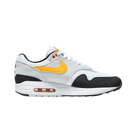 Nike Air Max 1 White University Gold Black Solemate Sneakers