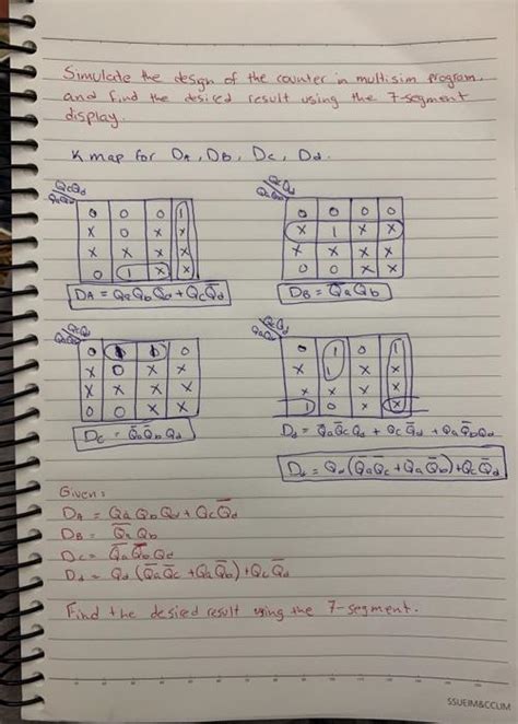 Solved Simulate The Design Of The Counter In Multisim Chegg Com