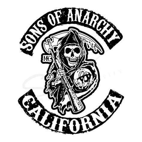 Sticker Sons Of Anarchy Sticker De Perete Craniu