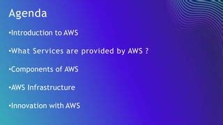 AWS PPT Pptx