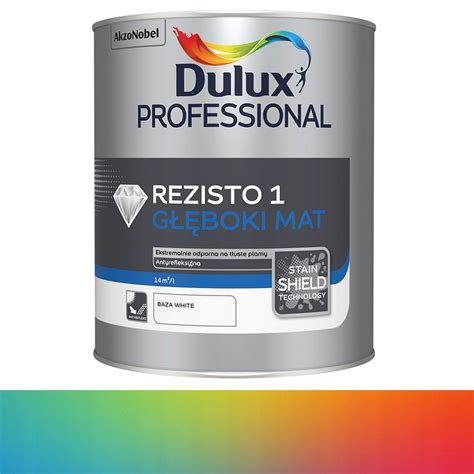 Farba lateksowa do ścian Professional Dulux Rezisto MAT L RAL NCS DXP REZISTO Cena