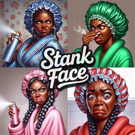 Black Girl Stank Face Png Bundle Sassy Clipart For Shirts And Tumblers