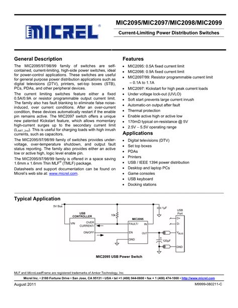 Current Limiting Power Distribution Switches Docslib