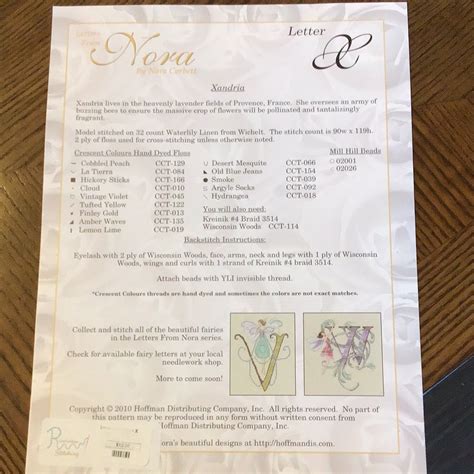 Letters From Nora X Riverview Stitching