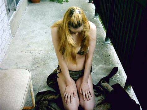 Naughty Nikki Pulls Camouflage Bikini Up Under Jeans Nikki Camo