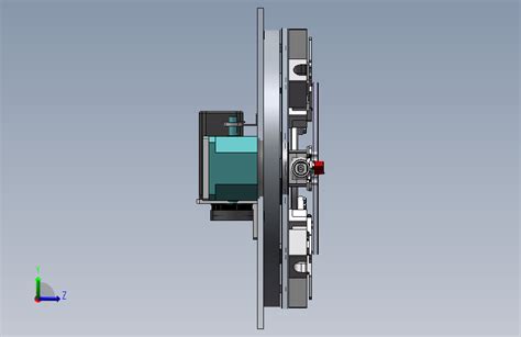 旋转夹紧 旋转自动夹紧装置 分割器旋转机构 SOLIDWORKS 2016 模型图纸下载 懒石网