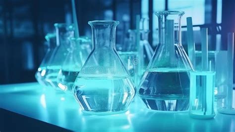 Laboratory Equipment And Scientific Research Concept Stock Illustration