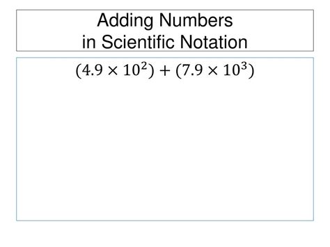 PPT Operating With Scientific Notation PowerPoint Presentation Free Download ID 6427914