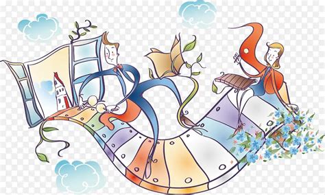 琴键上的人卡通图png图片素材下载图片编号9408339 Png素材网