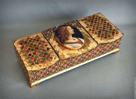 Купить Шкатулка для украшений Симонетта золотой подарок подарок девушке подарок женщине