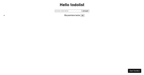 Todolist Codesandbox