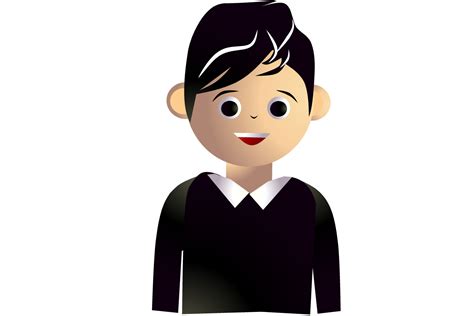 Administrator Avatar With White Background Elements Vector