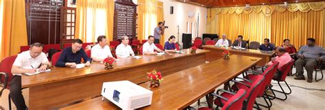 මධ්‍යම පළාත් ආණ්ඩුකාරවරයා සහ චීන ධුත පිරිසක් අතර සාකච්ඡාවක් මාධ්‍ය