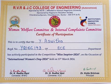 Yatham Aswitha On Linkedin I Am Feeling Very Happy To Share My