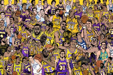 湖人队史75大球星：魔术师科比领衔 詹姆斯第7nba新浪竞技风暴新浪网