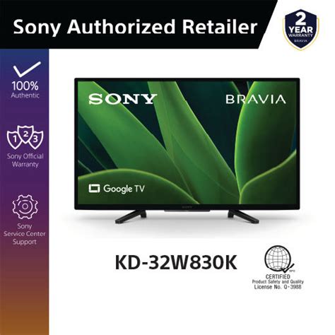 Sony KD-32W830K / W830K (HD Ready) High Dynamic Range (HDR) Smart TV ...