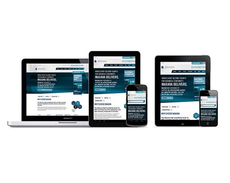 Launch Maxava Maximizes Availability With A New Responsive Website