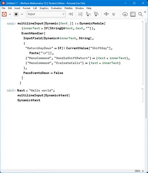 How To Set Up The Enter Shift Enter Feature In Inputfield