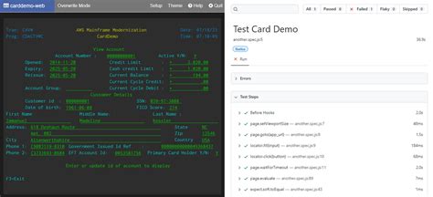 Capture Replay AWS Blu Insights