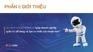 SlimCRM Giới Thiệu Case Study PPT
