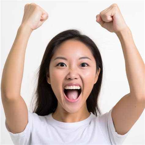 Premium Ai Image Energic Asian Gir