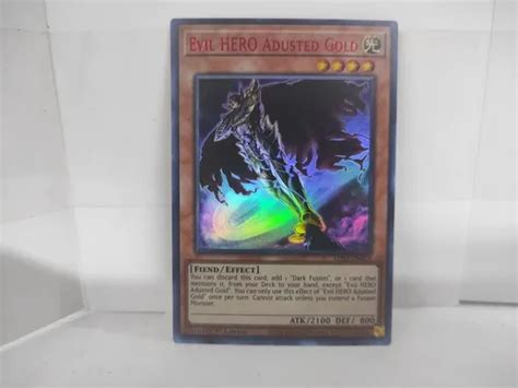 Evil Hero Adusted Gold Ultra Rare Yugioh Meses sin interés