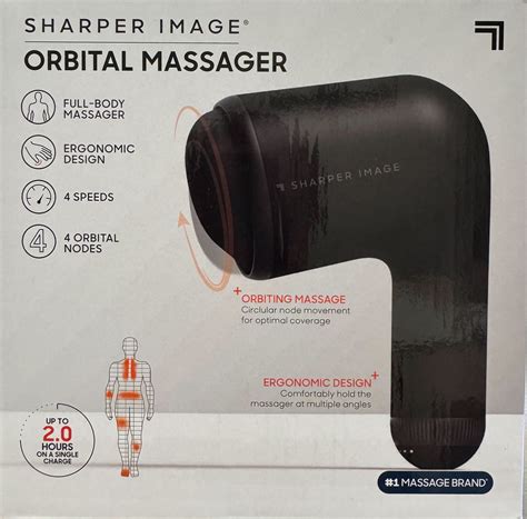 Sharper Image Orbital Massager Full Body Massager 4 Speeds
