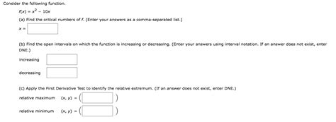 Solved Consider The Following Function F X X X A Chegg