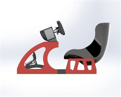 Plans Young Sim Racer Chassis Wood Open Sim Rigs