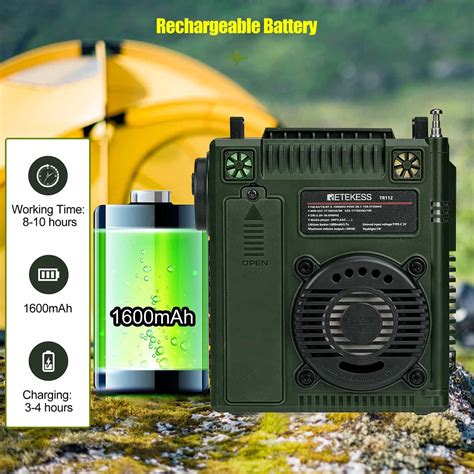 Retekess TR112 AIR FM MW SW VHF And WB DSP Digital Display Multi