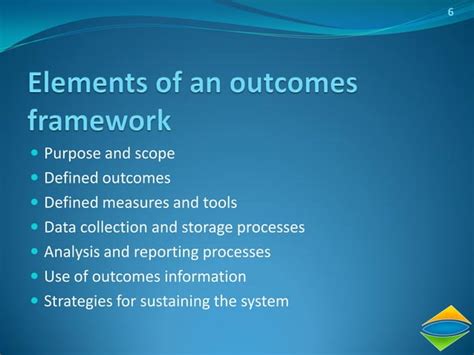 Creating An Outcomes Framework For Your Organisation Ppt